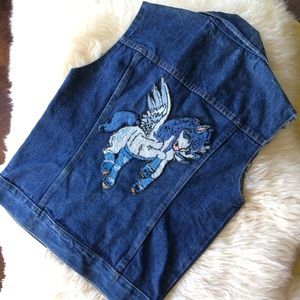 Vintage | Jackets & Coats | Rare Vintage My Little Pony Denim Cut Off ...